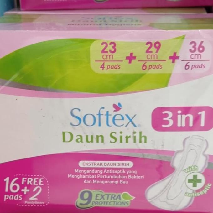 Jual Produk Terbaik] softex daun sirih 3in1 wings 16pcs | Shopee Indonesia