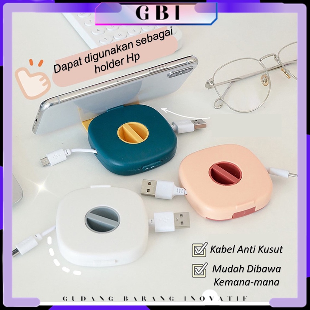 Jual GBI Kotak Penyimpanan Kabel Data Plus Docking Handphone Tempat ...