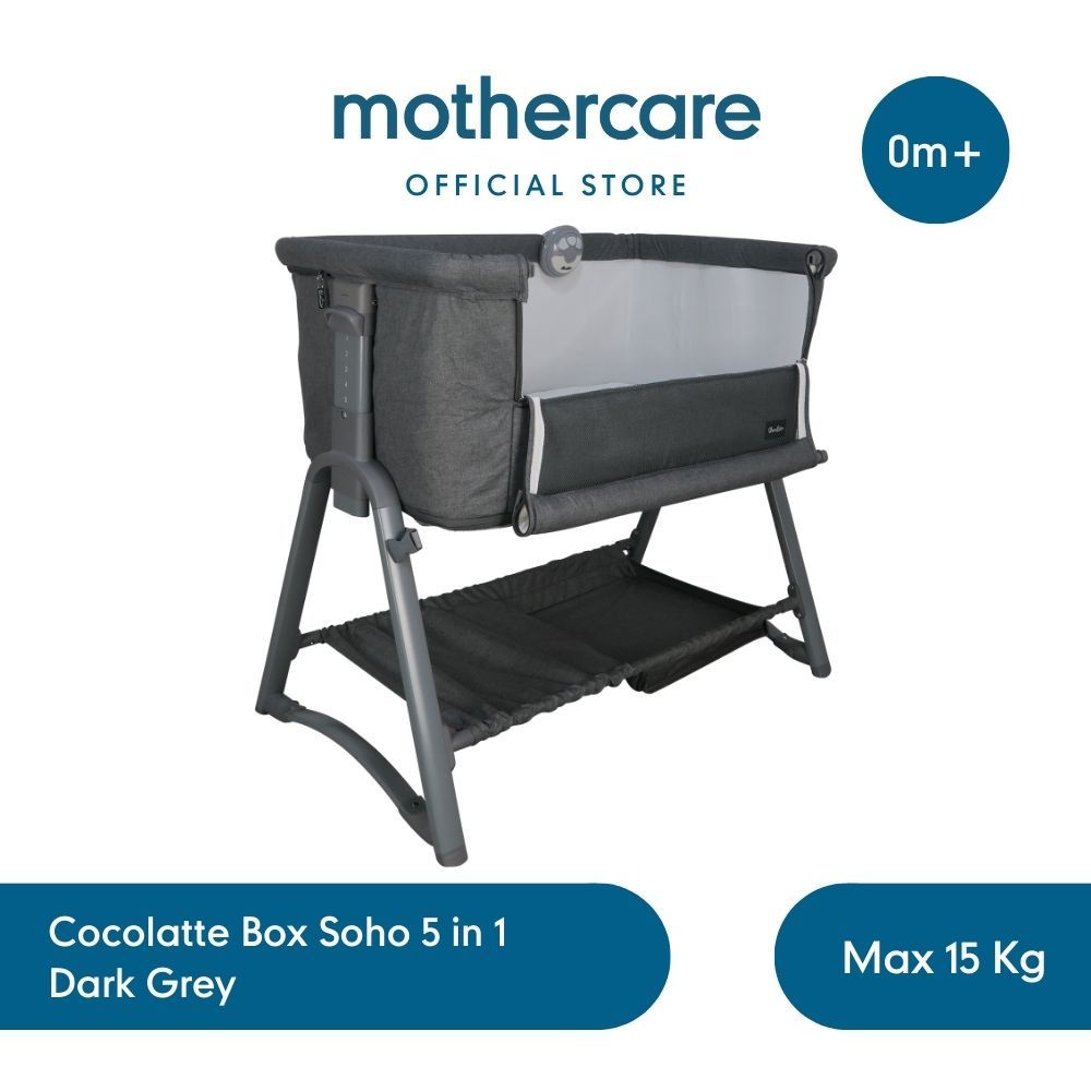 Jual Cocolatte Box Soho 5 In 1 Dark Grey - Kotak Tidur Bayi (Abu-abu ...