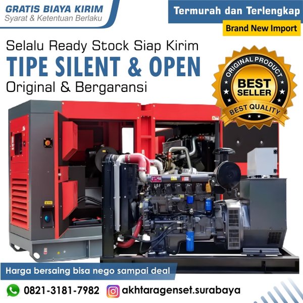 Jual Diesel Genset 40 Kva Perkins Cummins Isuzu Emerald 3 Phase | Shopee Indonesia