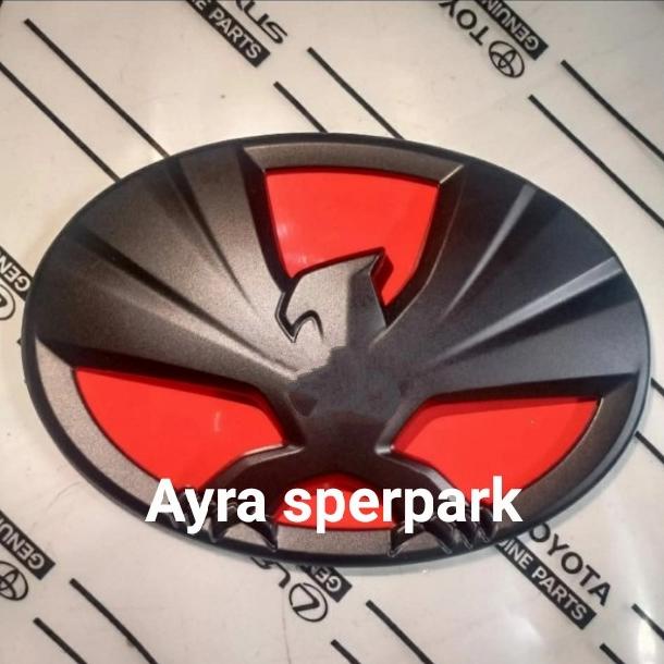 Jual emblem lambang garuda hitam dof begron merah toyota calya | Shopee ...