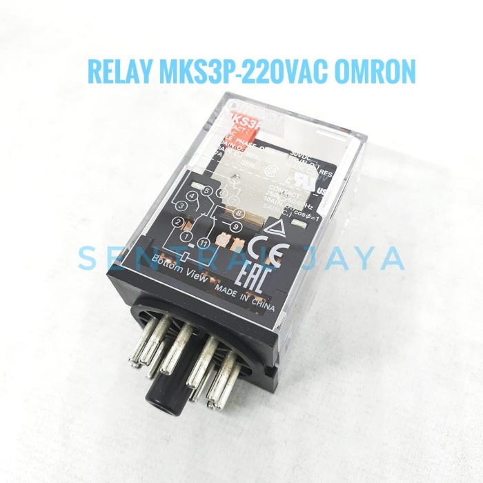 Jual FREE ONGKIR RELAY MKS3P / MK-S3P / MKS-3P 220VAC OMRON ORIGINAL ...