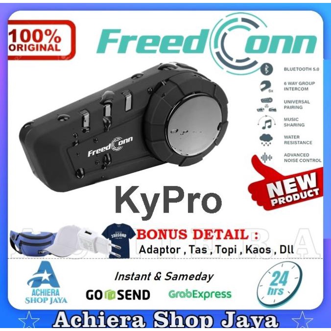 Jual Intercom FreedConn KYPRO Bluetooth Helm Intercom Original | Shopee ...