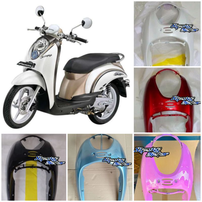 Jual PANEL TAMENG DADA DEPAN BODY DEPAN DASI DEPAN HONDA SCOOPY KARBU ...