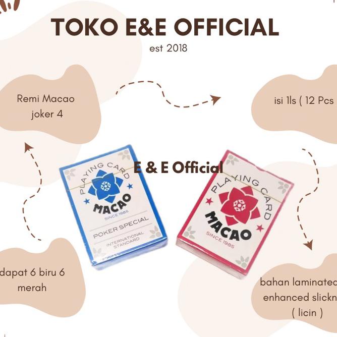 Jual Kartu Re Macao / Kartu Re Macau / Playing Card | Shopee Indonesia