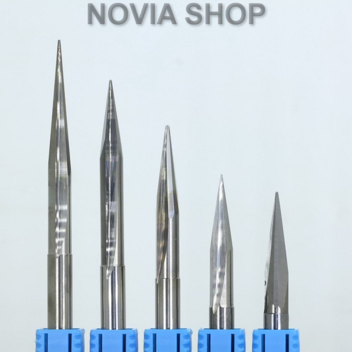Jual cusss order] Mata Router CNC Ukir Engraving V Bit 2F MDF Kayu ...