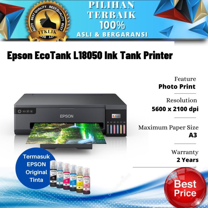 Jual Printer EPSON L18050 A3 / A3+ Ink Tank Wireless | Shopee Indonesia