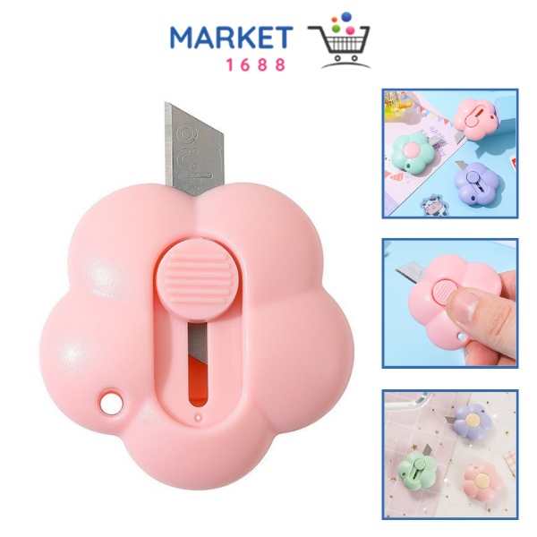Jual Market1688 Cutter Mini Portable Bentuk Bunga Pemotong Kertas ...