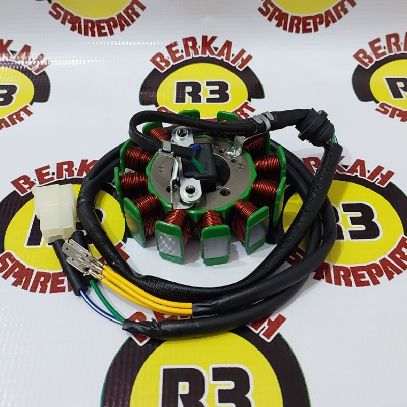 Jual Spul Viar 150cc 200cc 300cc 12 pole/lilitan/gulungan 93mm baut 3 ...