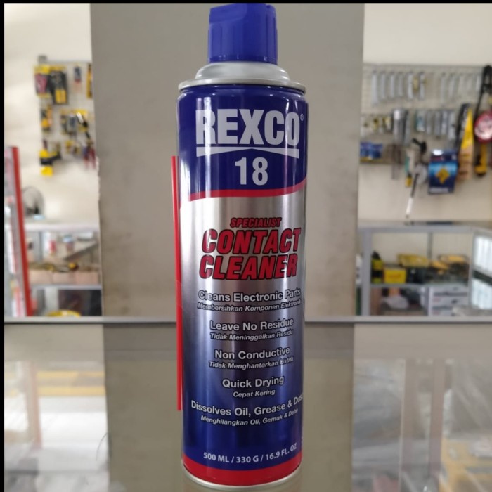 Jual Produk Terbaik] REXCO 18 CONTACT CLEANER 500ML / PEMBERSIH ...