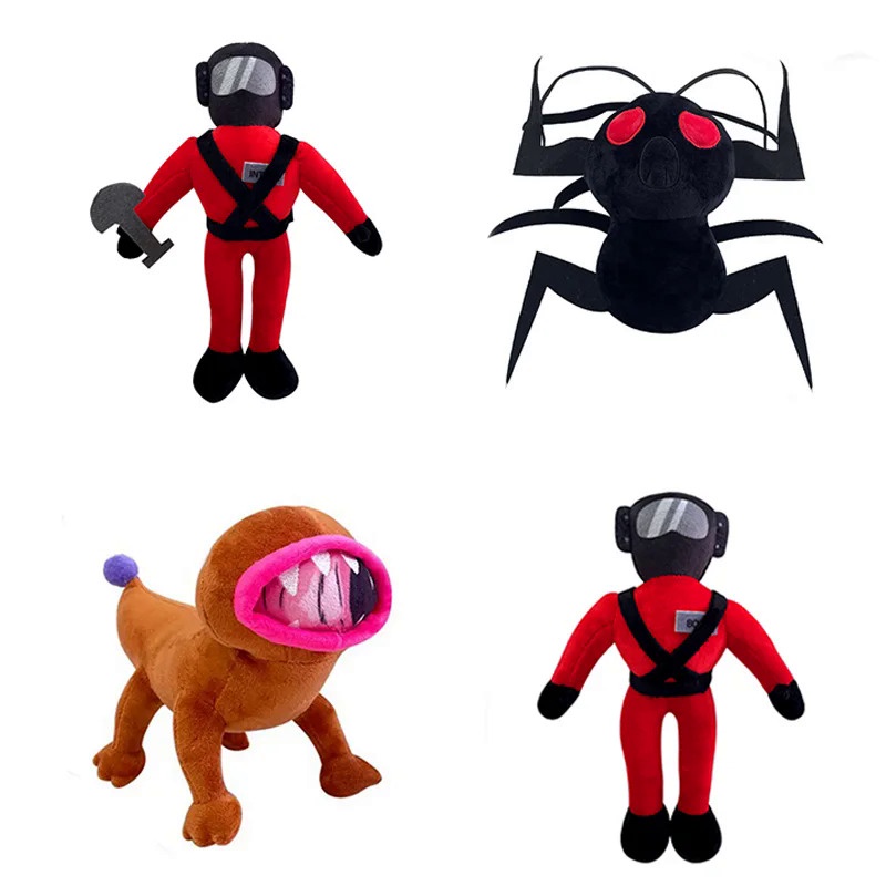 Jual 25cm Lethal Company Plush Toy Horror Game Peripheral Skull Spider ...