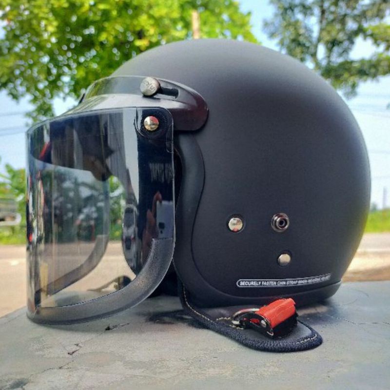 Jual Helm Bogo Carglos Retro Dewasa Full Leher Pria Wanita SNI Kualitas ...