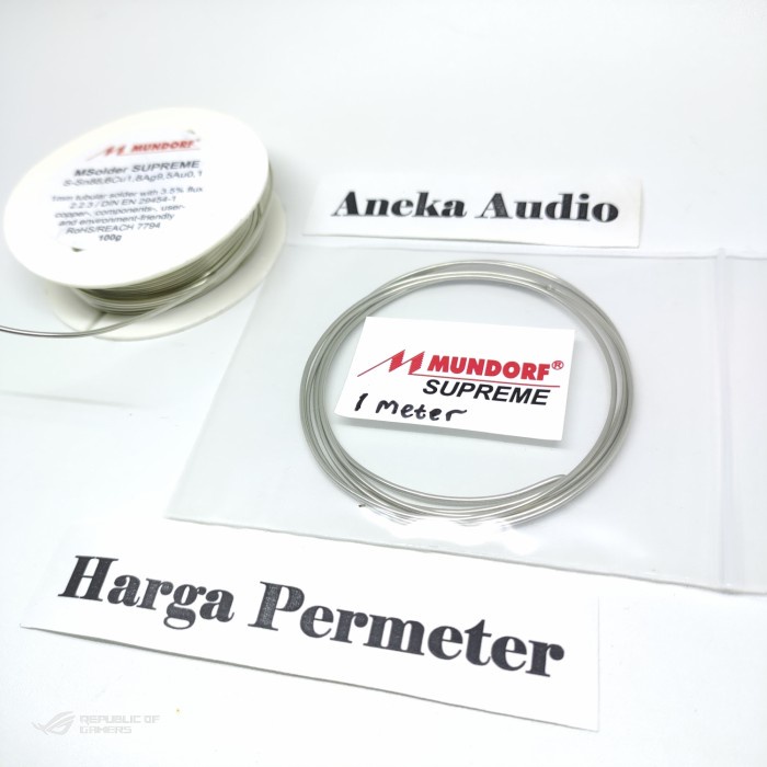 Jual Timah Tenol Solder Audio Mundorf Msolder Supreme Sg Dijual ...