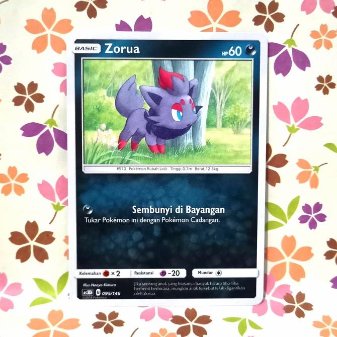 Jual pokemon tcg indonesia zorua c as3Di 095/146 | Shopee Indonesia