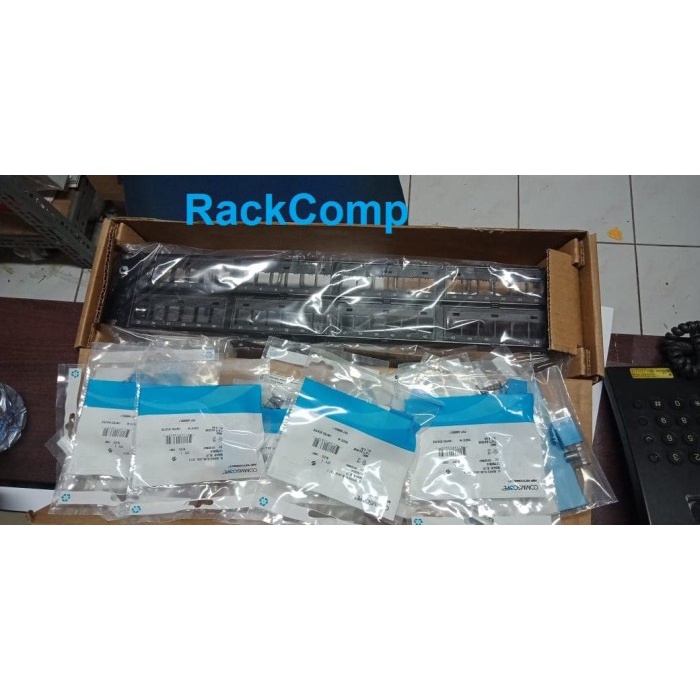 Jual AMP Commscope Patch Panel 48 Port cat6 AMP + Modular AMP Cat.6 ...
