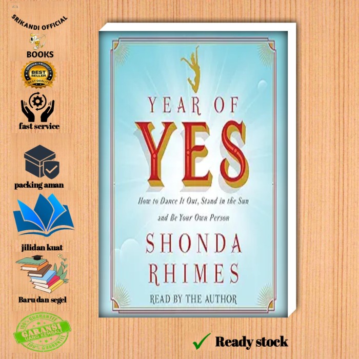 Jual Year of yes book by shonda Rimes (English)-JK | Shopee Indonesia