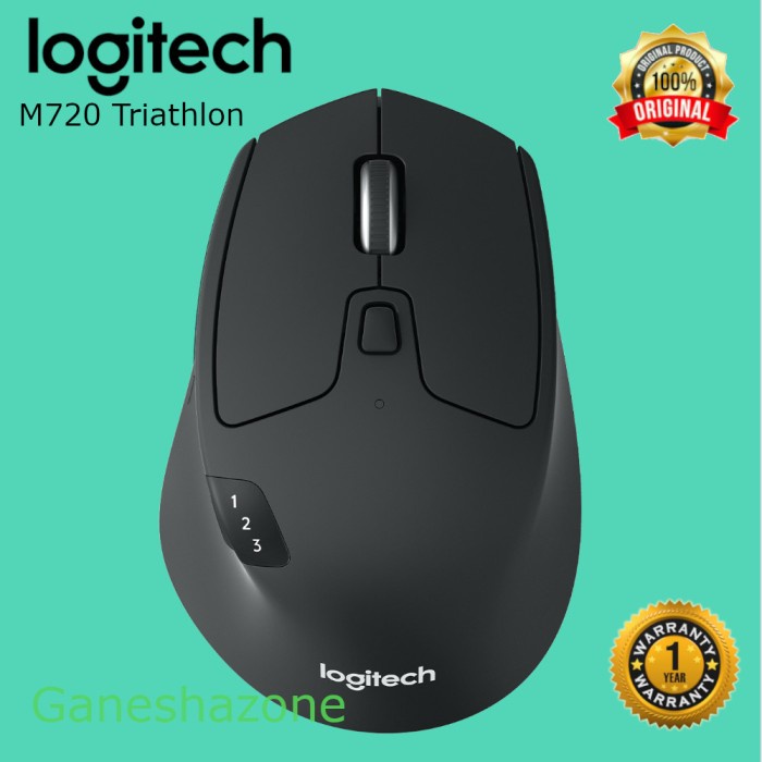 Jual Logitech M720 Triathlon Wireless Bluetooth Multi-Device Mouse ...