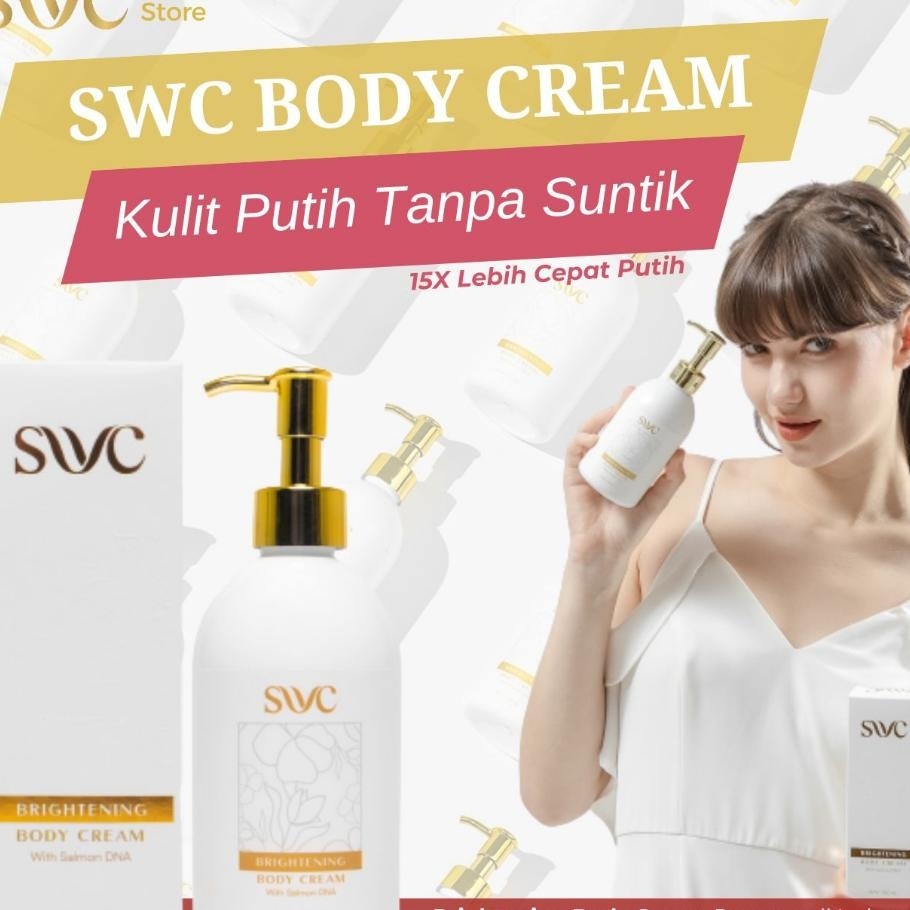 Jual Swc Body Cream [Untuk Kulit Yang Susah Putih] Brightening Dna Salmon - Whitening Collagen ...