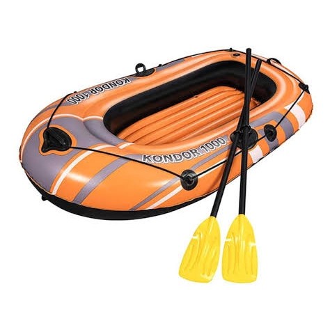 Jual Baru Perahu Karet Aman DilautDanau Oantai Sudah Ada Dayung 2Pompa ...
