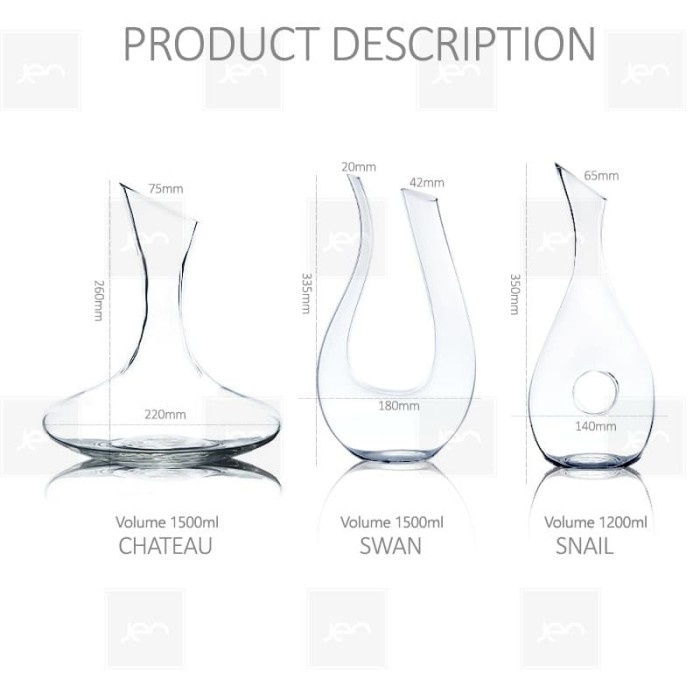Jual Wine Decanter Snail 1200Ml | Shopee Indonesia