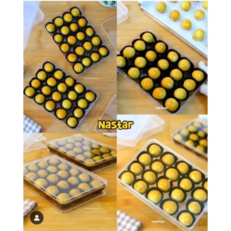 Jual TOPLES / KOTAK ACRYLIC PACKAGING NASTAR / COOKIES / MOCHI PER 1 ...