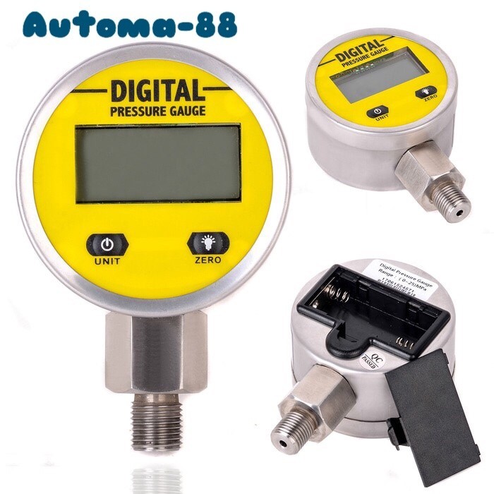 Jual Digital Manometer Pressure Test Gauge Calibrator 250 Bar 2,5 MPa ...