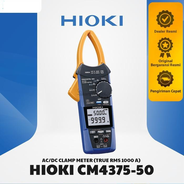 Jual Original Tang Ampere Digital Ac/Dc Clamp Meter Hioki Cm4375-50 True Rms 1000 A Terbaru ...