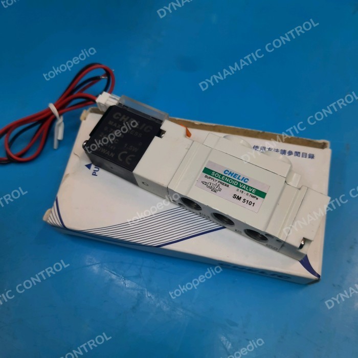 Jual New Ori Solenoid Valve 1/8 Chelic Sm5101 24Vdc Chelic Sm 5101 Terbaru | Shopee Indonesia
