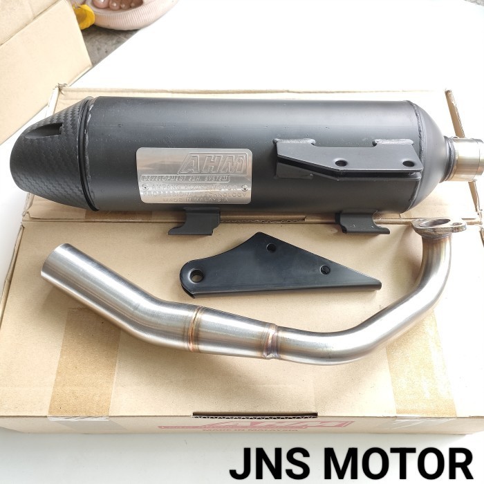Jual [Original] Knalpot Ahm Original Standar Racing Scoopy New / Genio ...