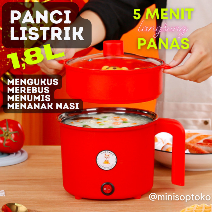 Jual Panci Listrik Serbaa Multifungsi Fry Pan Portable Cooker | Shopee ...