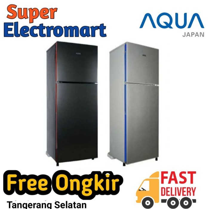 Jual [Baru] Kulkas 2 Pintu Aqua Aqr D261 Low Watt 225 Liter Refrigerator 2 Door Limited | Shopee ...