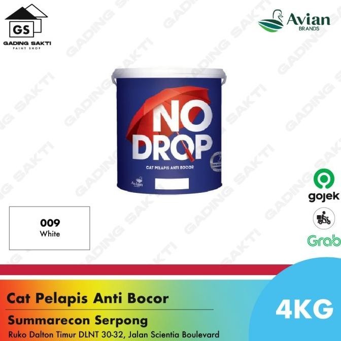 Jual Avian No Drop Waterproofing / Cat Anti Bocor Galon 4Kg Premium Berkualitas | Shopee Indonesia