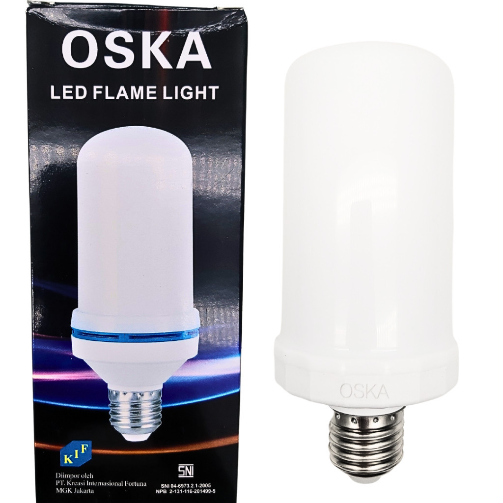 Jual Bola Lampu Api E27 Flame Light Oska Bolham Obor Api LED 9 Watt ...