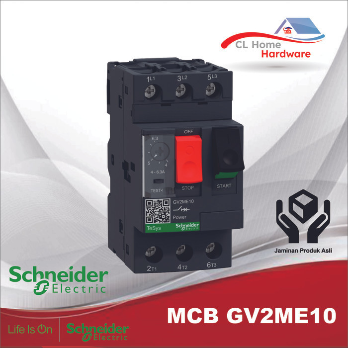 Jual [New Ori] Mcb Gv2Me10 Motor Circuit Breaker Schneider Gv2Me ...