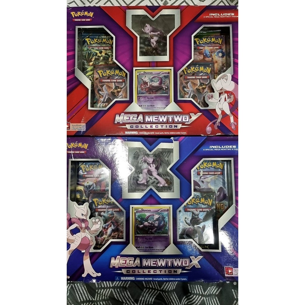 Jual Baru Lot Of 2 Mega Mewtwo XY Collection Box'S Limited Pearl ...