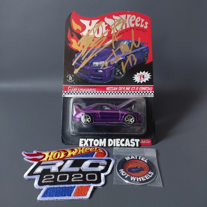 Jual [Original] Hotwheels Rlc Nissan Skyline R34 Purple Sign Kato Lbwk ...