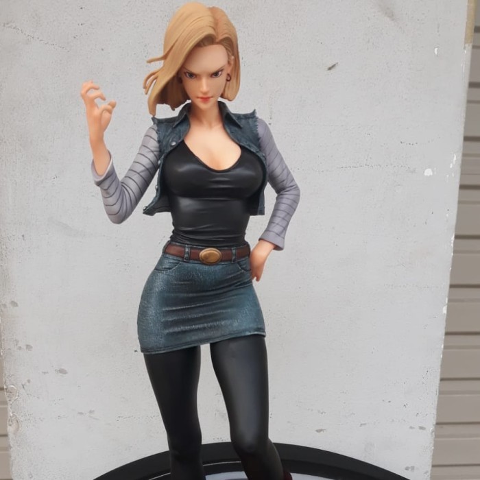 Jual [Original] Dragonball Android 18 Pvc Statue - 48 Cm Box Lengkap ...