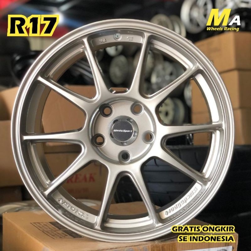 Jual New velg racing mobil r17 WEDSSPORT TC105N velg mobil ring 17 innova crv hrv brv reborn ...