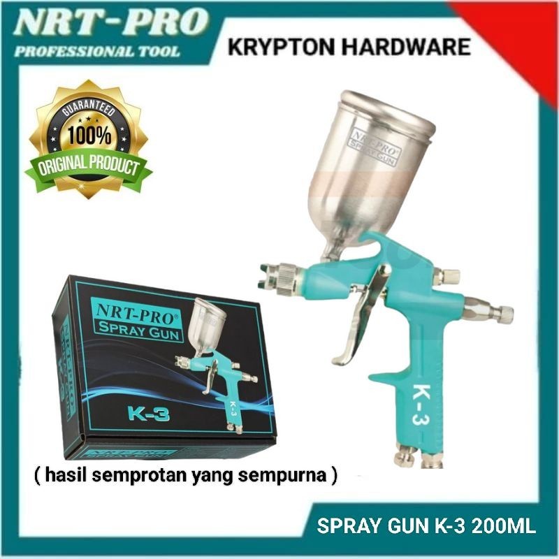 Jual NRT-PRO spray gun / semprotan cat K-3 ( 0.5mm 200ml ) | Shopee ...