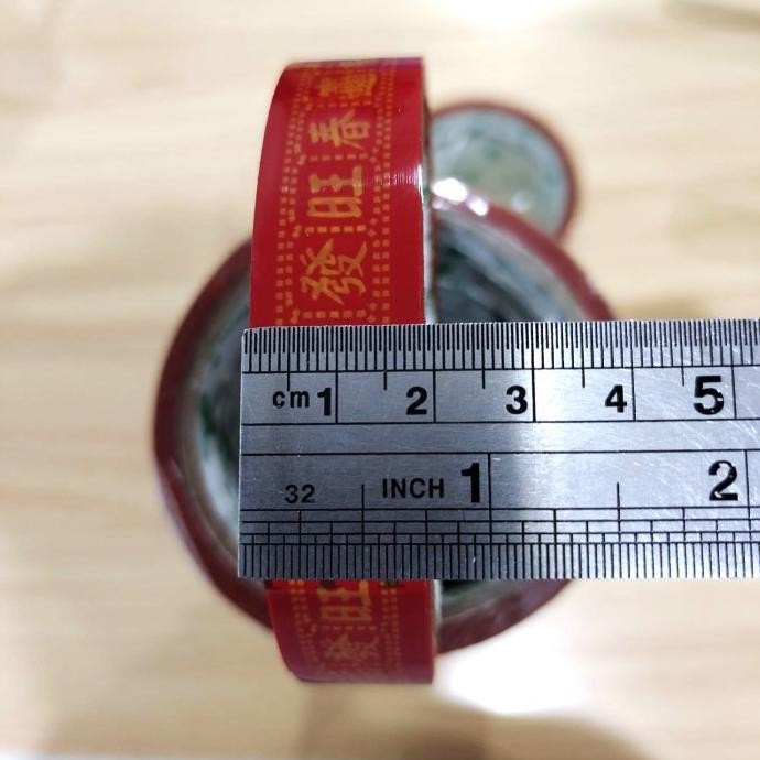 Jual Isolatif Buah Laan Plastik Merah Cny / Selotip Toples Imlek Sincia ...