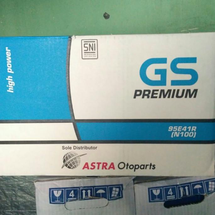 Jual aki mobil battery GS astra type premium N100 95E41R 12volt 100ah ...