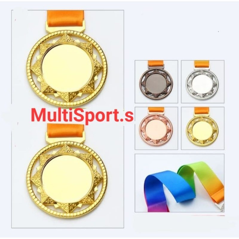 Jual MENDALI LOGAM IMPORT BAGUS 1 PC TALI WARNA | Shopee Indonesia