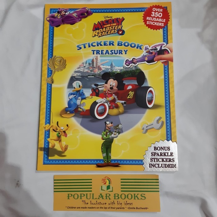 Jual [COD] Sticker Book Treasury : Disney Mickey And The Roadster Racer ...