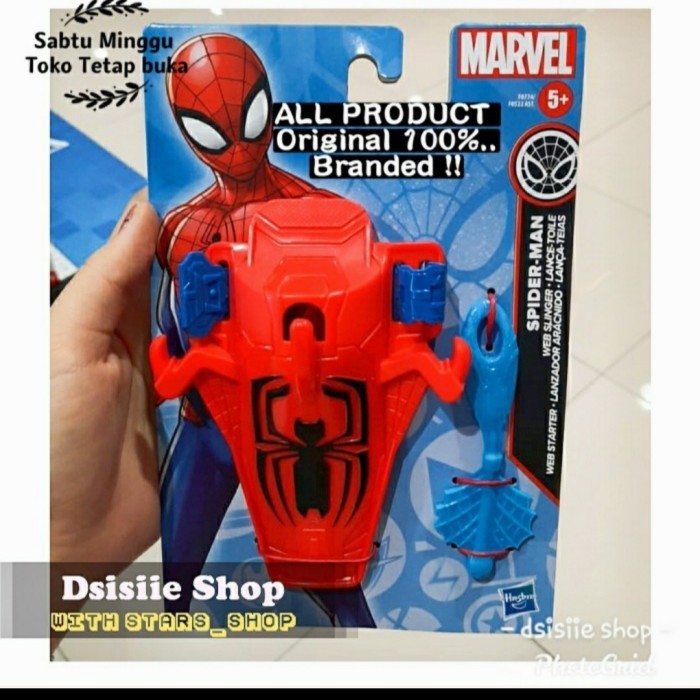 Jual [COD] Marvel Spiderman Web Slinger Orginal / Mainan Marvel Anak ...