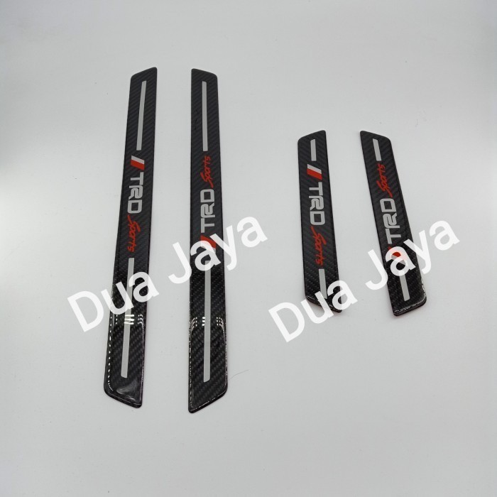Jual [Original] Sill Plate Pintu Mobil Carbon High Quality Trd 1 Set ...