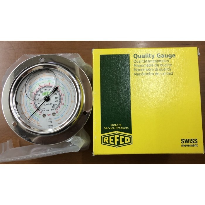 Jual Sale Pressure Gauge Refco With Oil Meteran Refco Low Pressure Mr ...