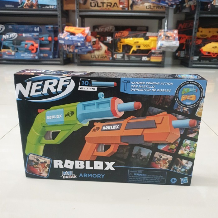 Jual Nerf Roblox Jailbreak Armory 2 Set Original | Shopee Indonesia