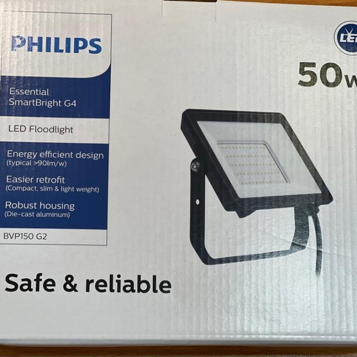 Jual lampu sorot philips floodlights 50w 50watt 50 watt BVP150 | Shopee Indonesia