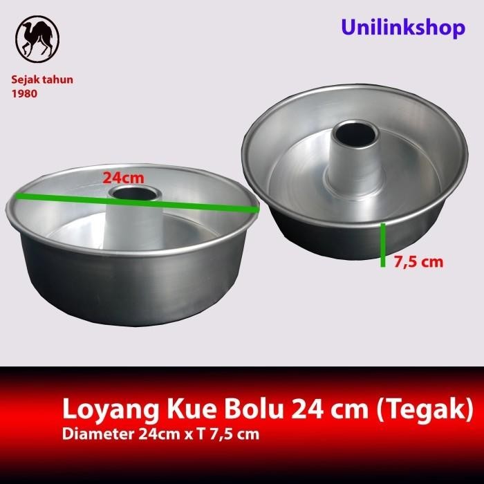 Jual HARGA TERBAIK !! LOYANG KUE BOLU LUX ALUMUNIUM ONTA SAKTI 24CM ...