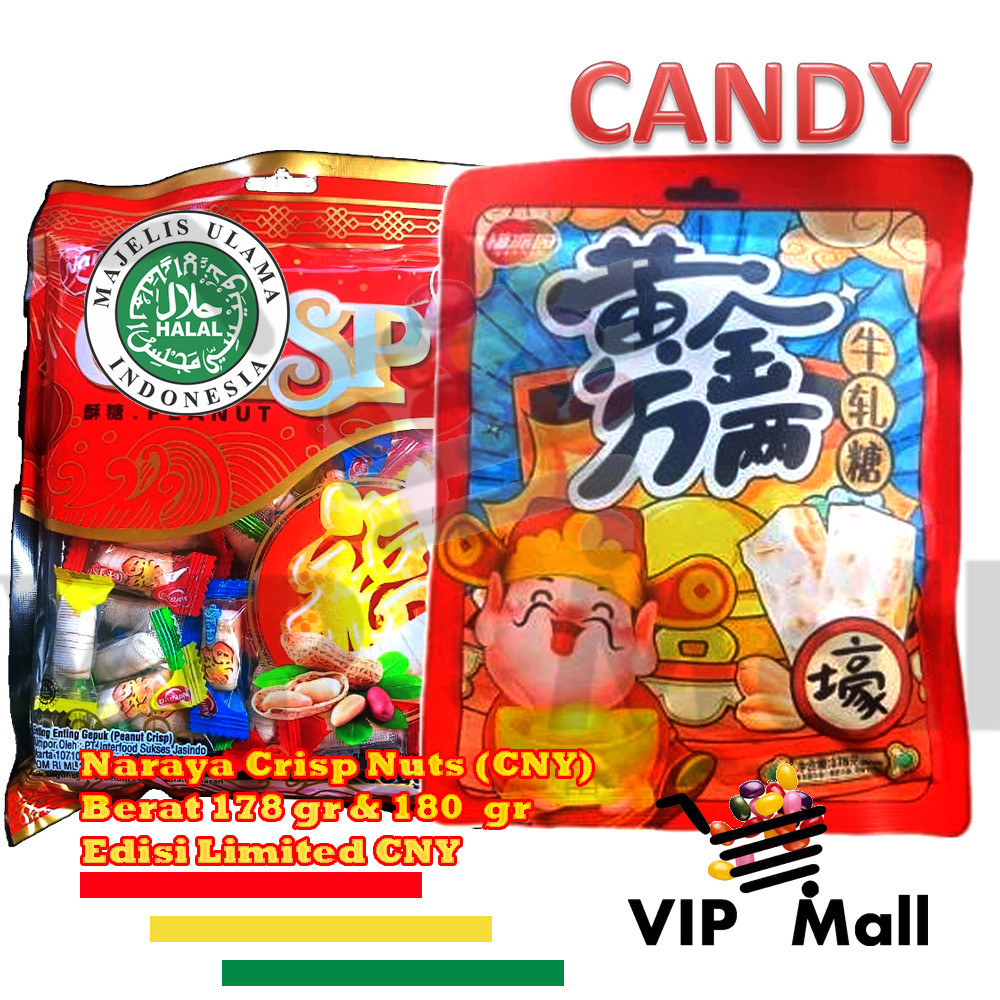 Jual Naraya Crispy Nuts Candy (Cny Edition) 180Gr. | Shopee Indonesia